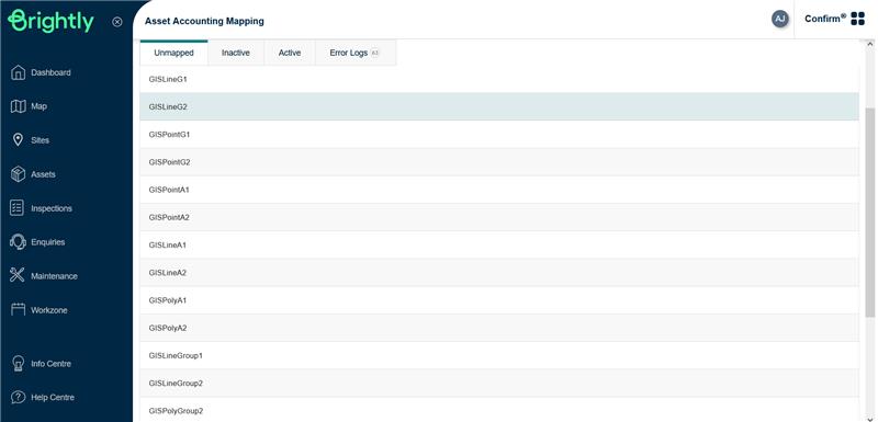 Asset Accounting Mapping